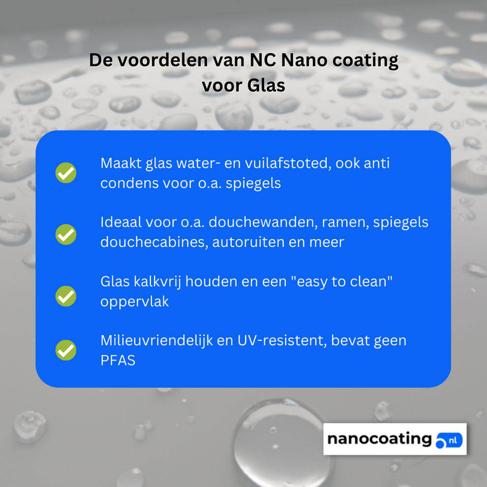NC Nano Coating voor Glas | Nano Coating Glas - Nanocoating.nl