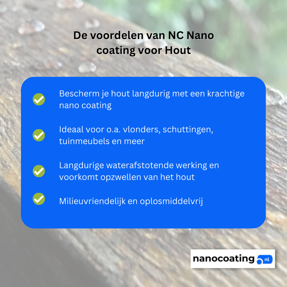 NC Nano Coating voor Hout | Hout Impregneren - Nanocoating.nl