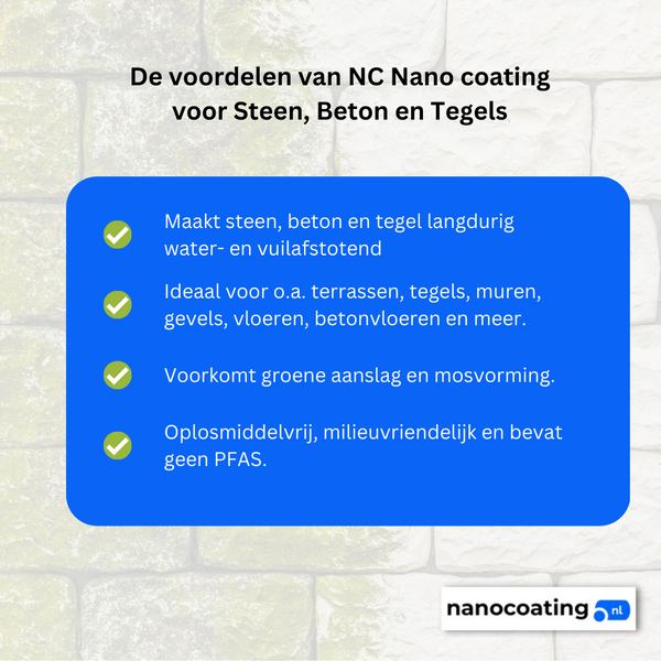 NC Nano Coating voor Steen & Beton | Impregneren- Nanocoating.nl